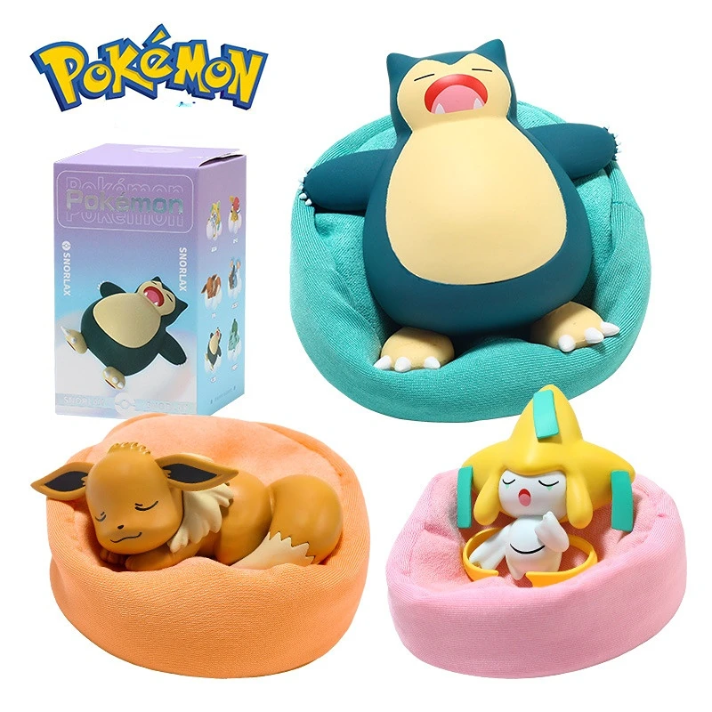 Original Pokemon Figures Toys Pikachu Jirachi Eevee Komala Snorlax Toys