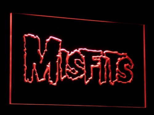 Misfits Comedy Drama TV Illuminated Led Neon Sign Home Decor, Lights ...