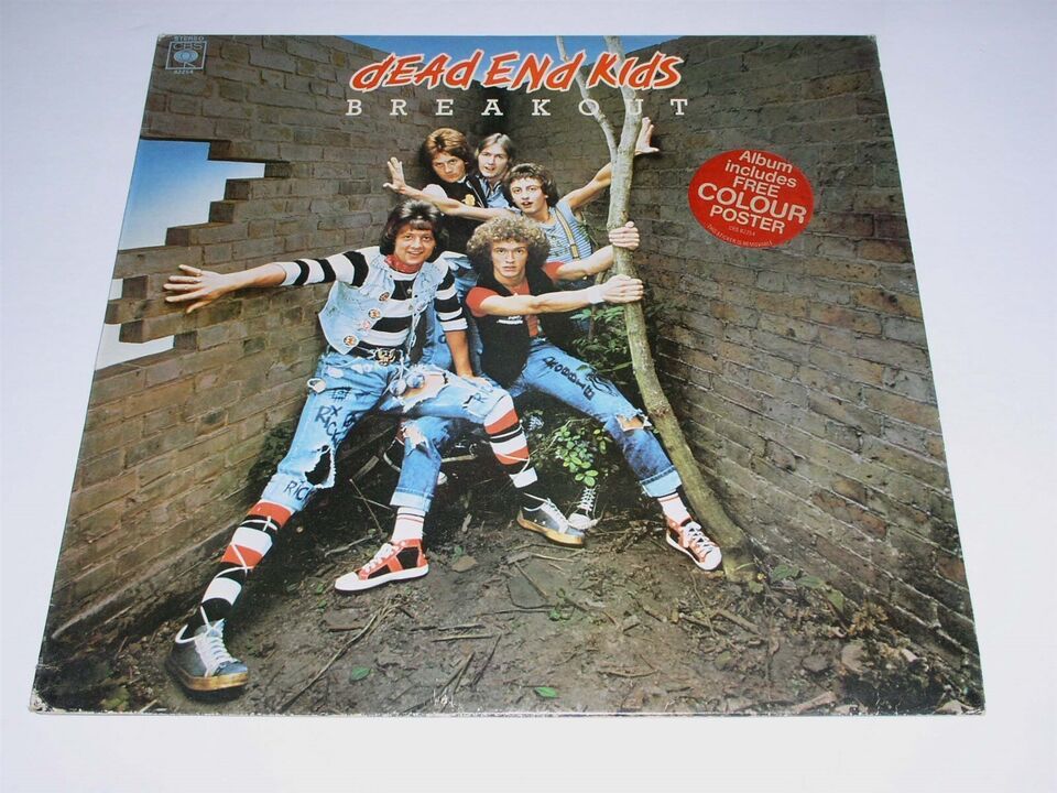 Dead End Kids Breakout UK Import Record Album Vinyl With Poster HYPE ...