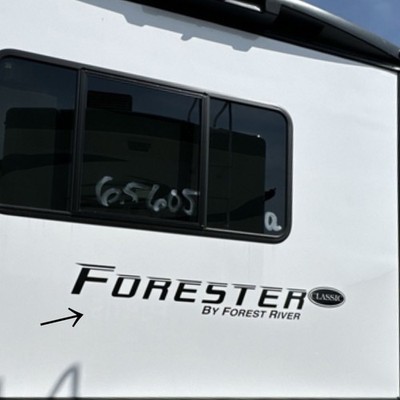 2025 Forest River Forester 3051SF Camper RV REAR Decal 1PC OEM New ...