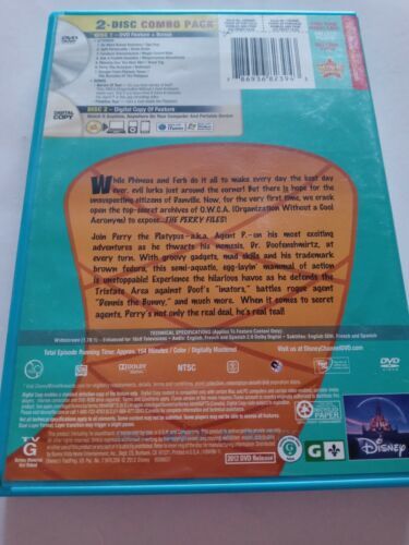 Phineas and Ferb "The Perry Files" DVD & Digital Copy Disc - DVDs & Blu ...