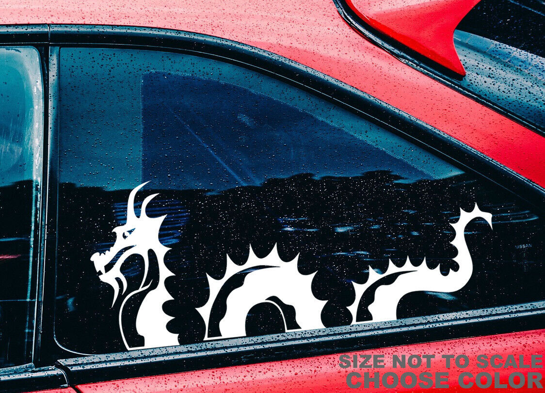 Loch Ness Monster Dragon Serpent Funny JDM Race Drift Car Truck Decal ...