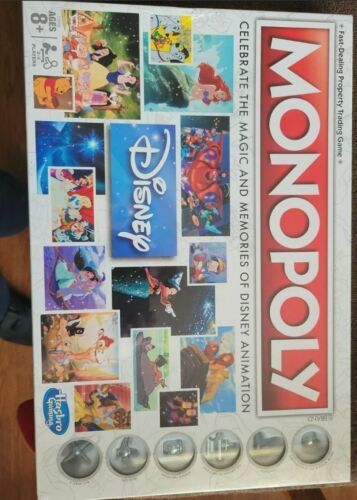 Monopoly Disney Magic & Memories of Disney Animation, Brand New, Never ...