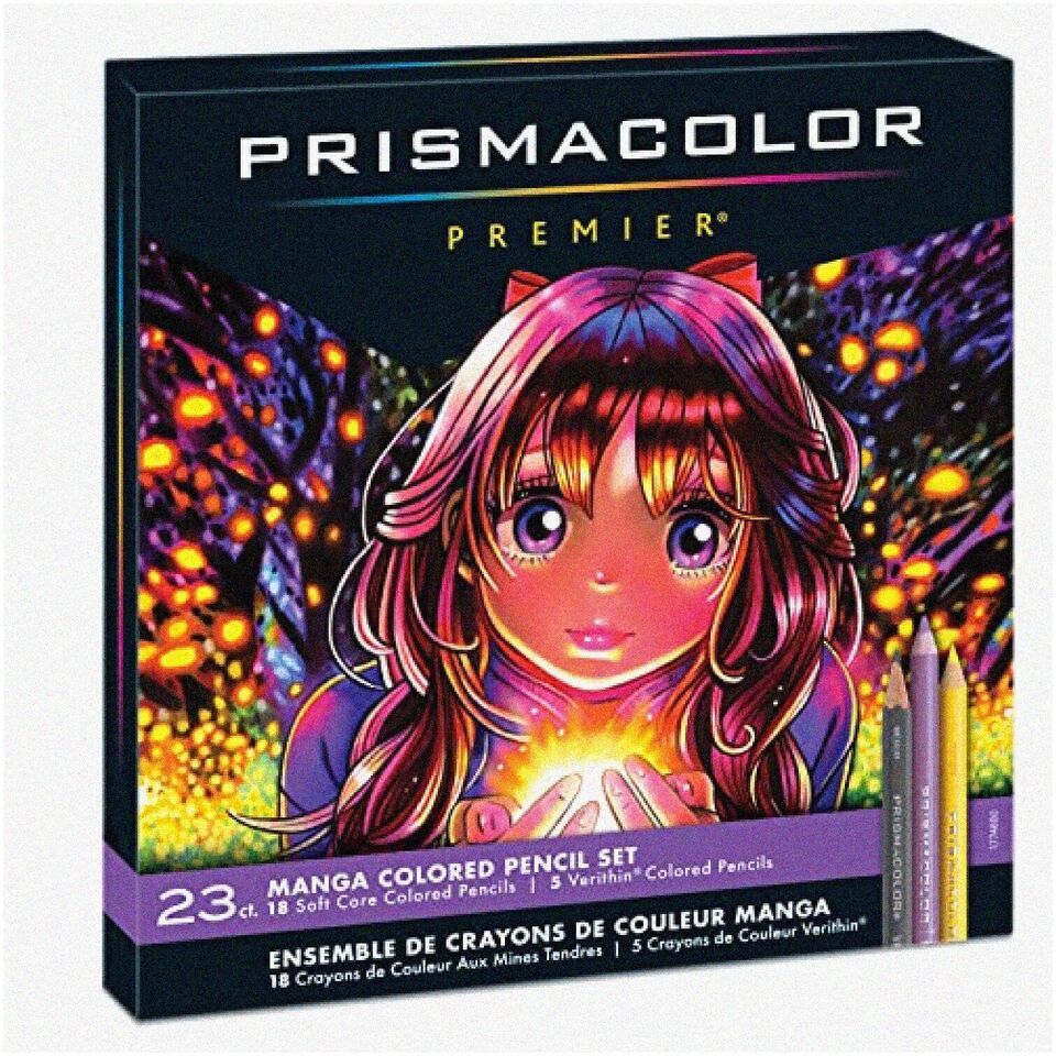Vibrant Visions: Manga Magic Colored Pencils - 23 Pack - Fabric