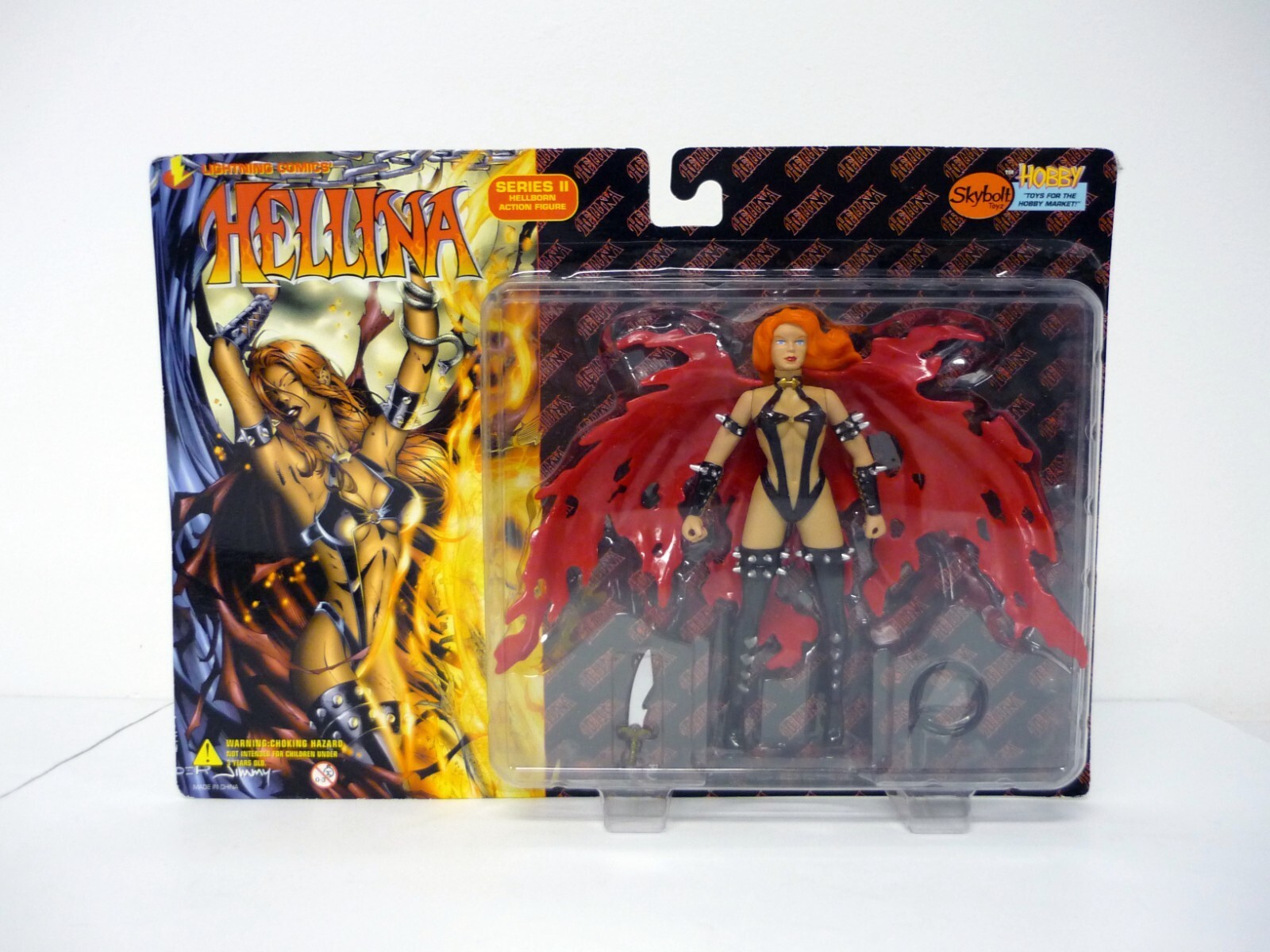 Hellina Series II Hellborn Skybolt Toyz 6" Action Figure Lightning Comics 1997 - Action Figures