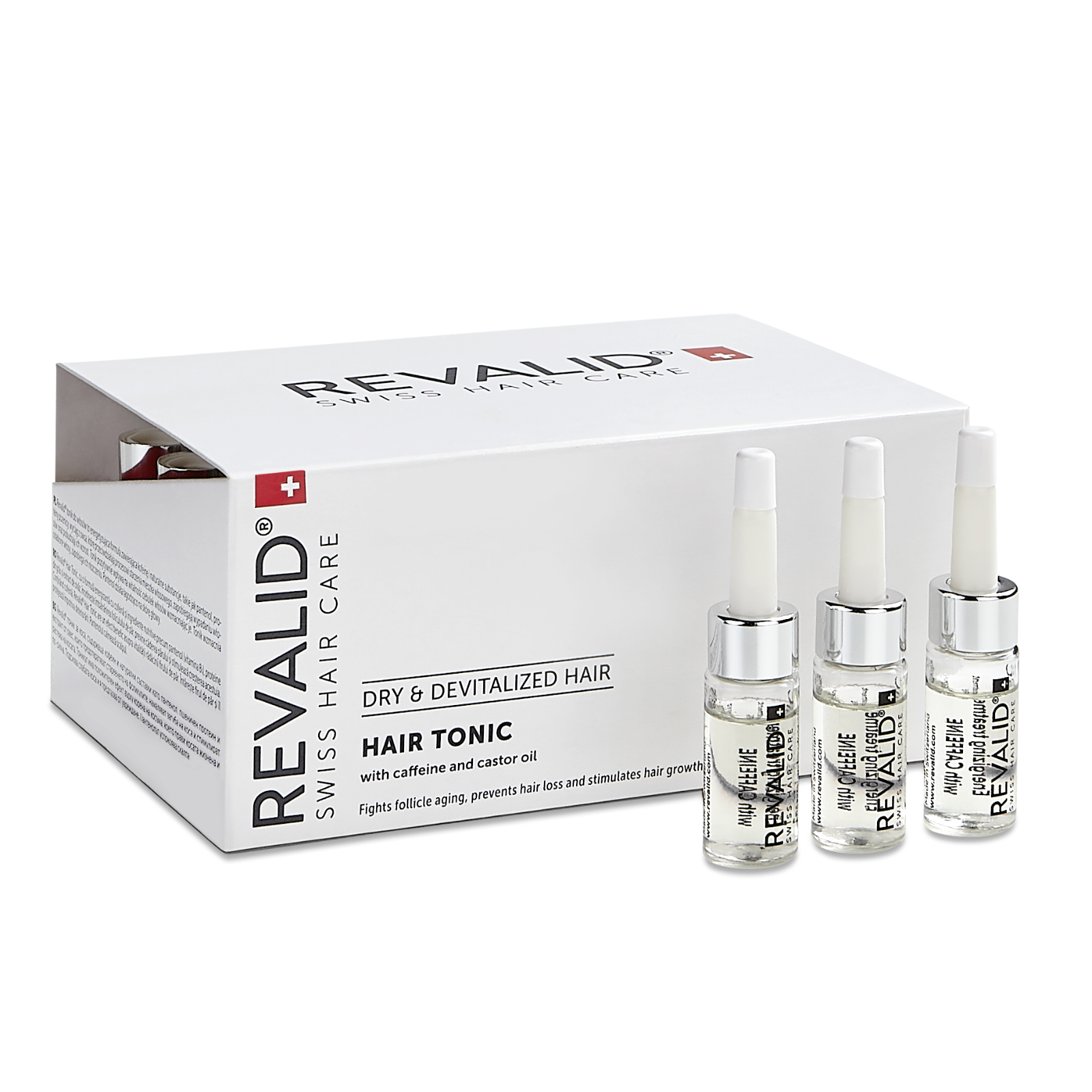 Revalid Tonic With Caffeine And Natural Hair Extracts 20 Vials - Hair Loss