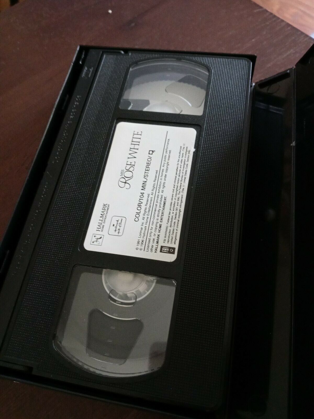 Miss Rose White Hallmark TV Hall Of Fame VHS Video Tape Maximilian ...