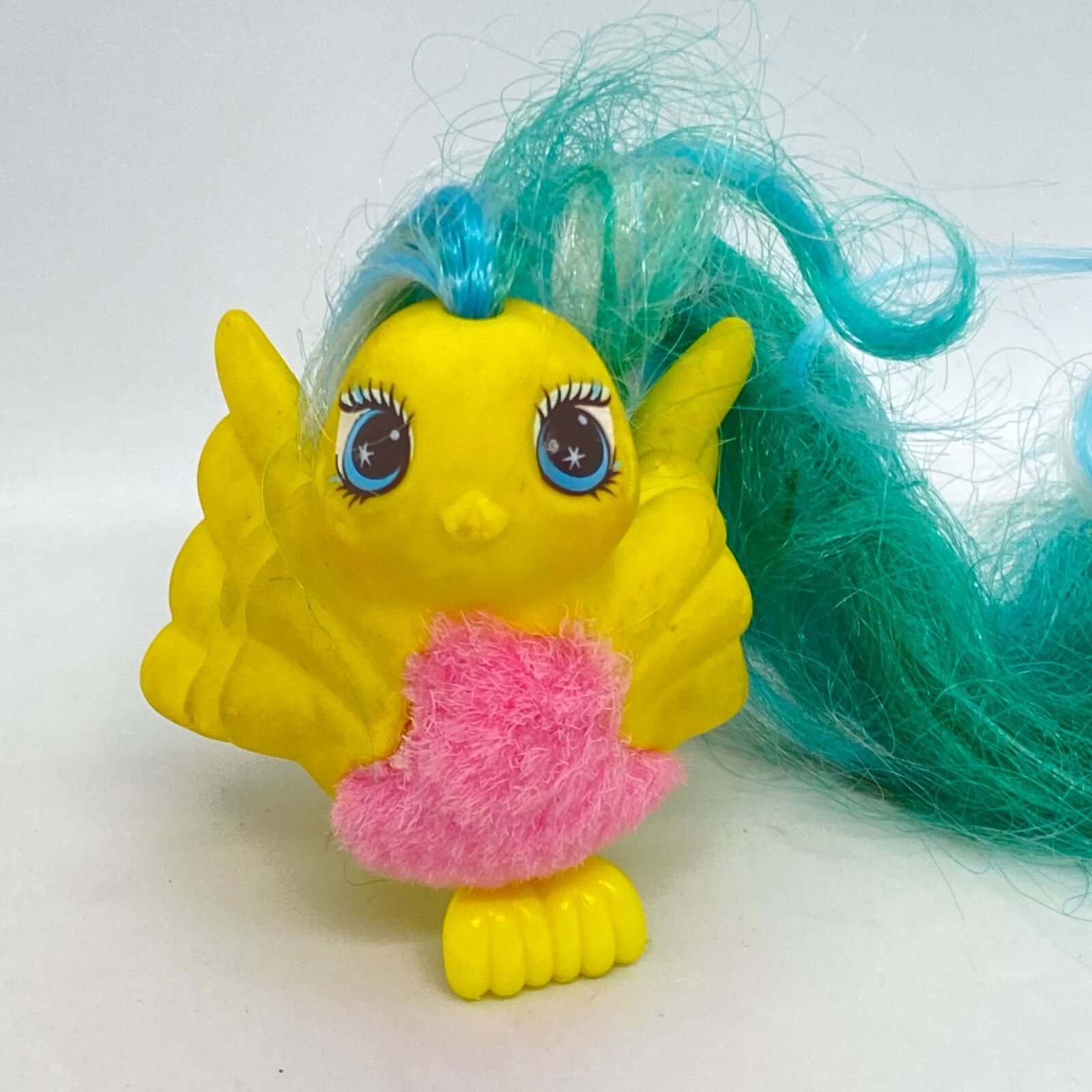 Fluffy Tails Fuzzy Tummies FairyTails Hasbro Vintage Bird MLP 1980s Toy ...