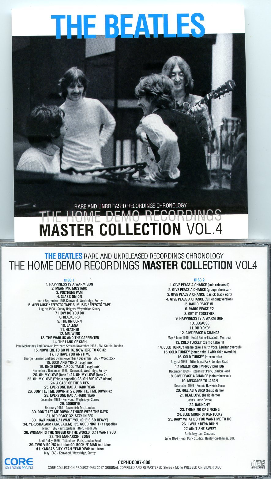The Beatles - The Home Demo Recordings Master Collection Vol 4 ( 2 CD ...