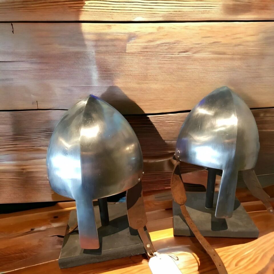 Norman Nasal Helmet, Medieval Conical for Viking Age Saxon Reenactment ...