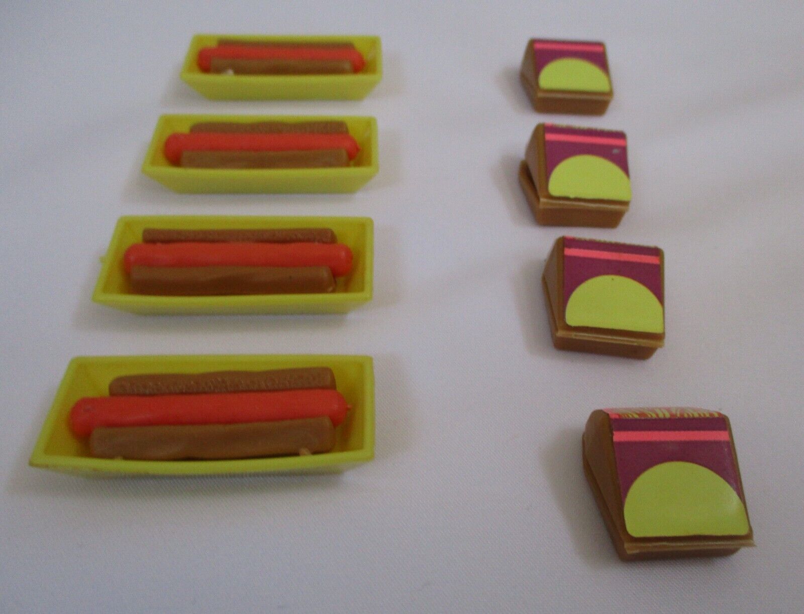 Barbie Hotdog Stand Replacement Fries & Hotdogs 4 Each - Dolls ...