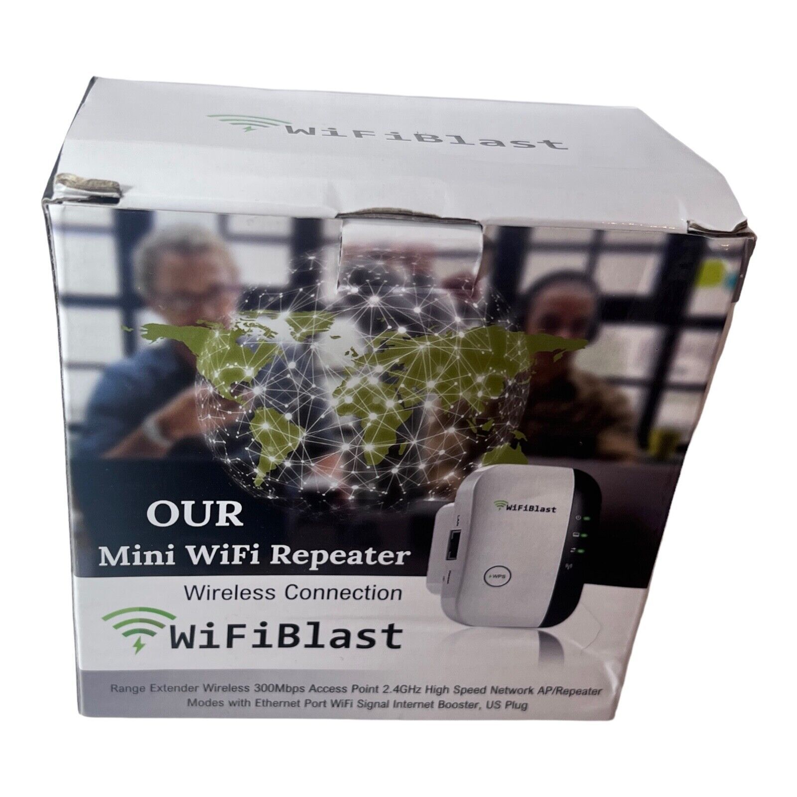 Mini WiFi Repeater Wireless Connection Range Extender 300Mbps Access ...