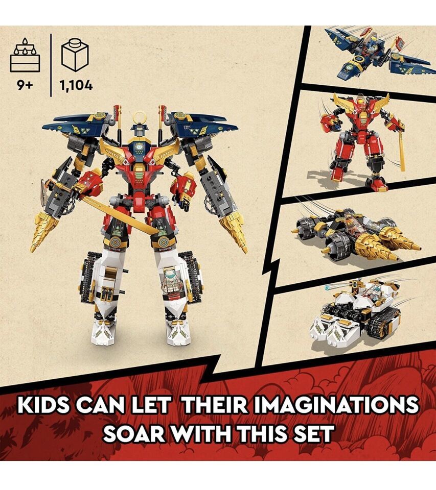 LEGO NINJAGO Ninja Ultra Combo Mech Vehicle and 48 similar items