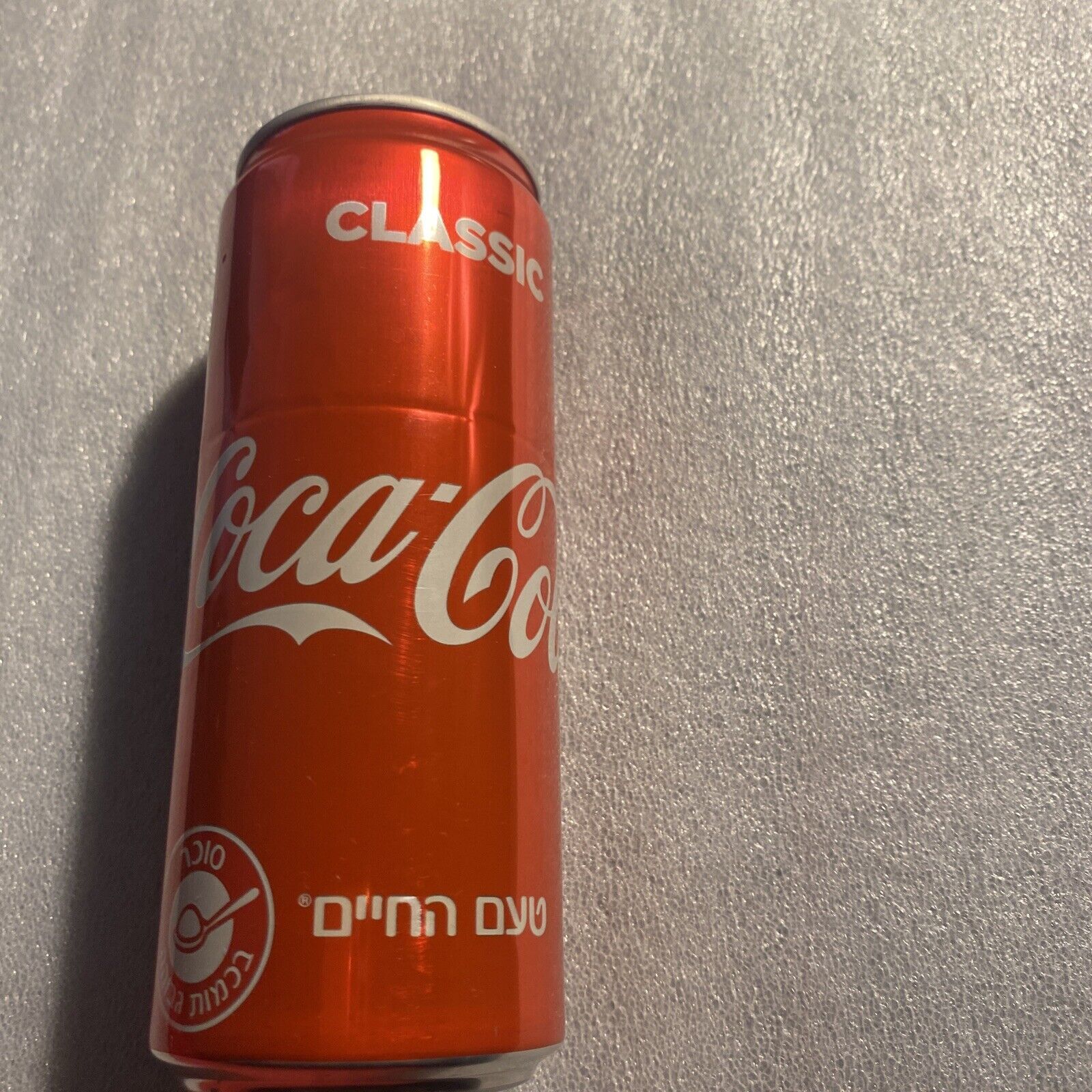 Coca Cola Israel Empty Original Can 330ml - Advertising