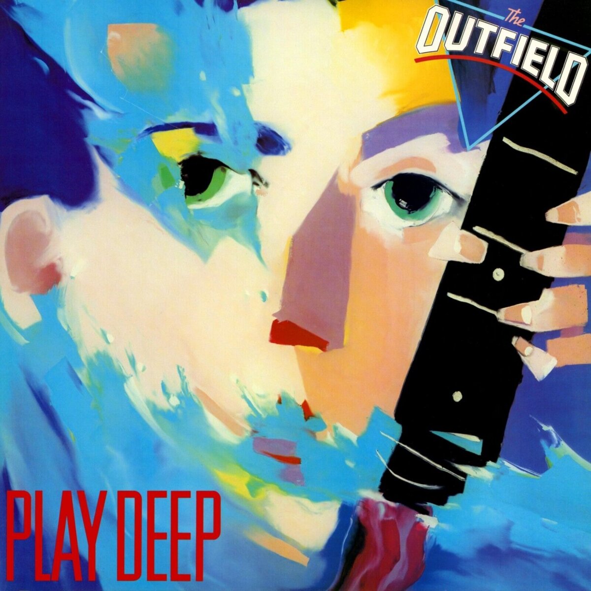 The OUTFIELD Play Deep BANNER 2x2 Ft Fabric Poster Tapestry Flag album ...