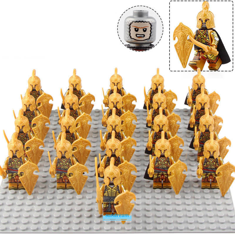 Lord of the Rings Elf Warriors Lego Moc Minifigures Toys Set 21Pcs ...