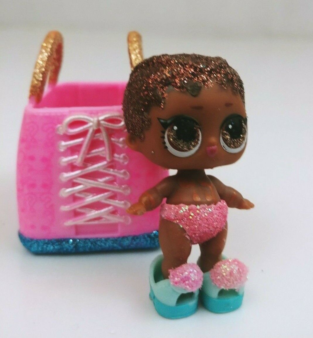 LOL Surprise Doll Secret Agent Lil Sister Baby Glitter With Accessories ...