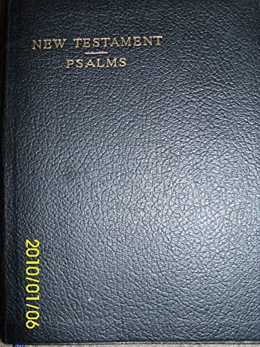 New Testament, with Psalms, Bold Print:1958, Collins, Leather Bound ...