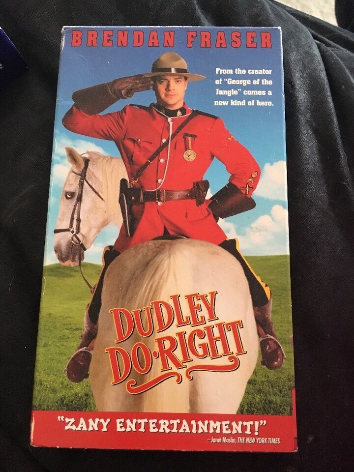 Dudley Do Right VHS Tape. Cult Classic 90s and 18 similar items
