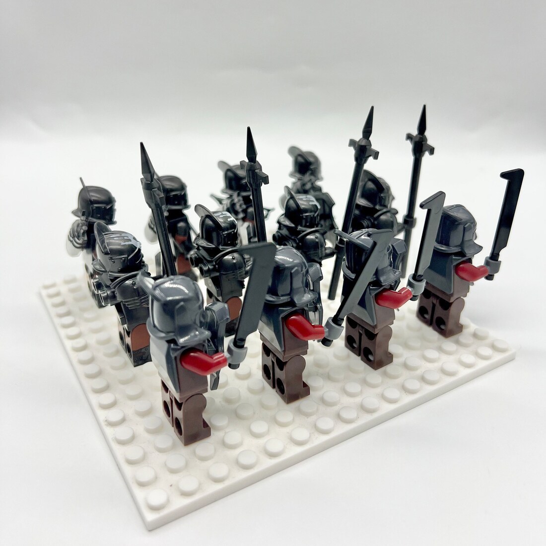 12pcs The Lord of the Rings Uruk-hai Heavy Infantry Archers Orc Army Minifigures - Building Toy ...