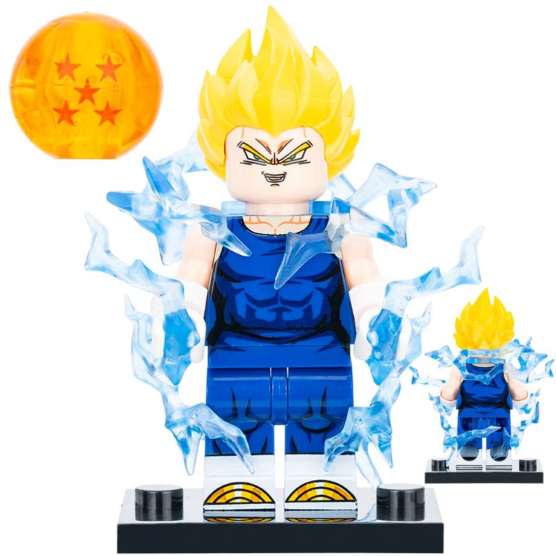 Super Vegeta Dragon Ball The Buu Saga Minifigures Minifigs Toy Gift ...