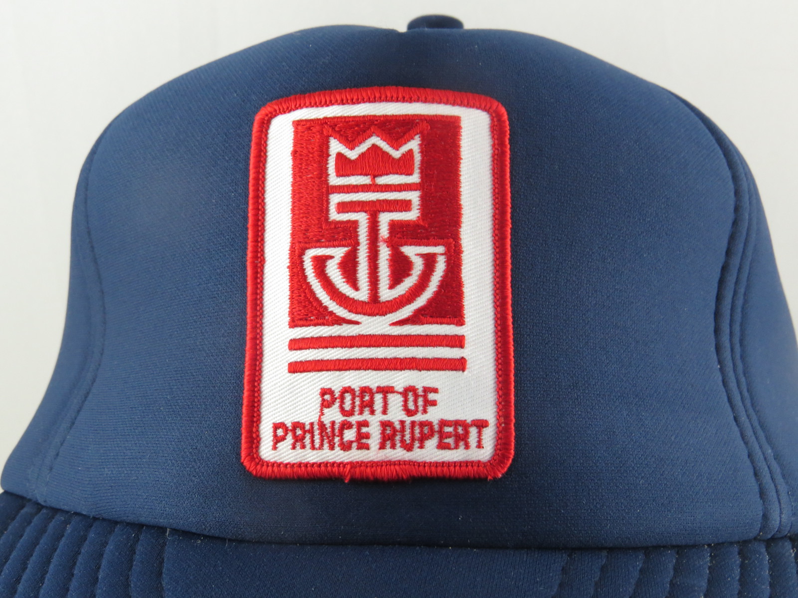 Vintage Patched Puffer Hat - Port of Prince Rupert - Adult Snapback ...