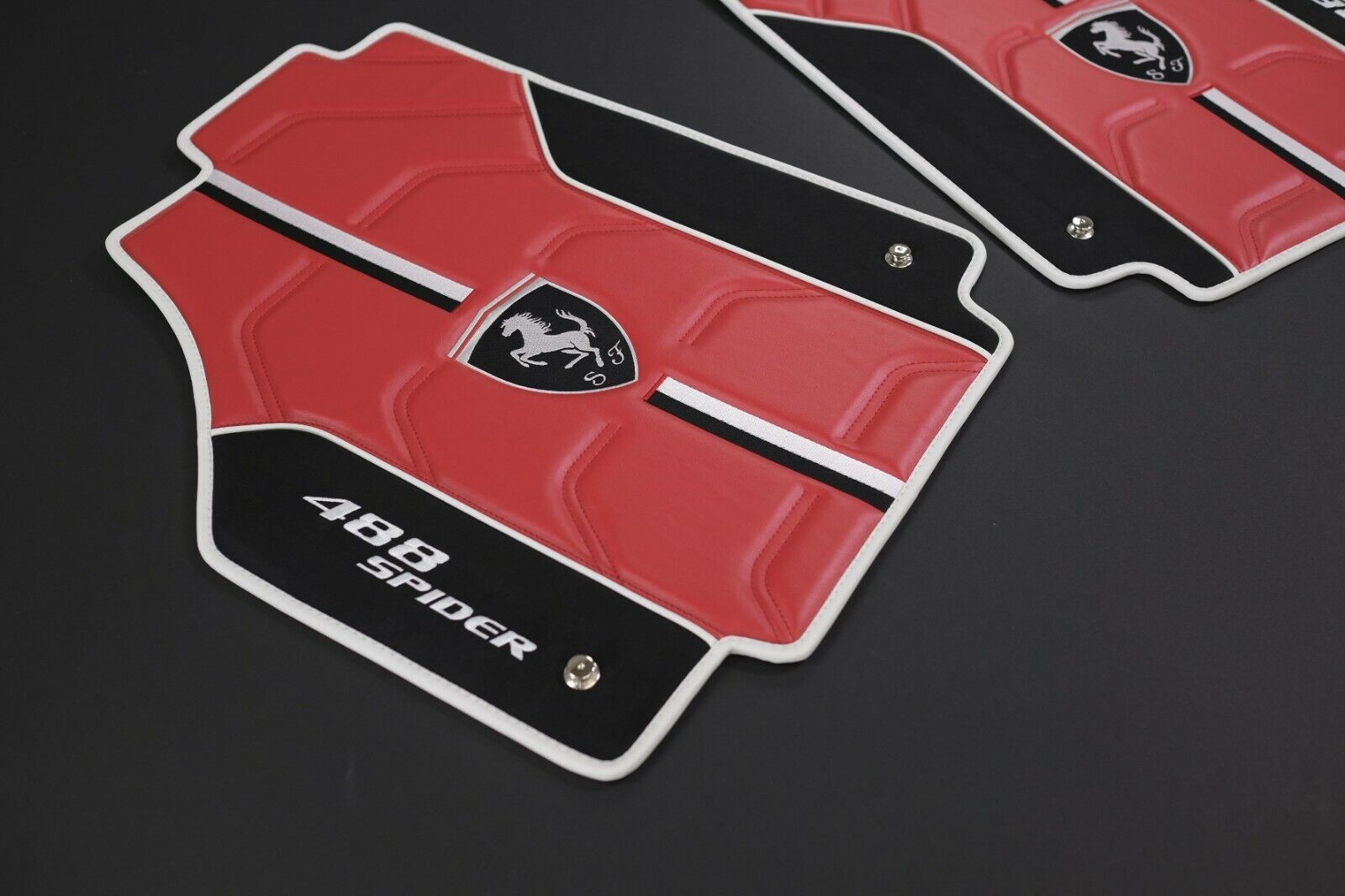 Ferrari 488 Spider/GTB Alcantara/Eco Leather Floor Mats - Car & Truck ...