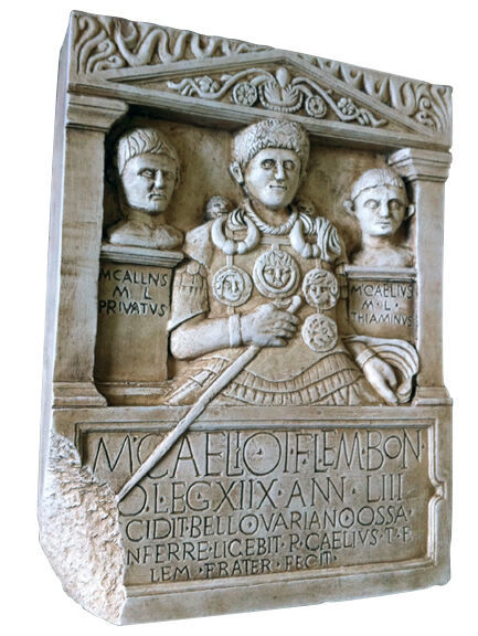 Roman Centurion Tombstone Relief Frieze Sculpture Replica Reproduction ...