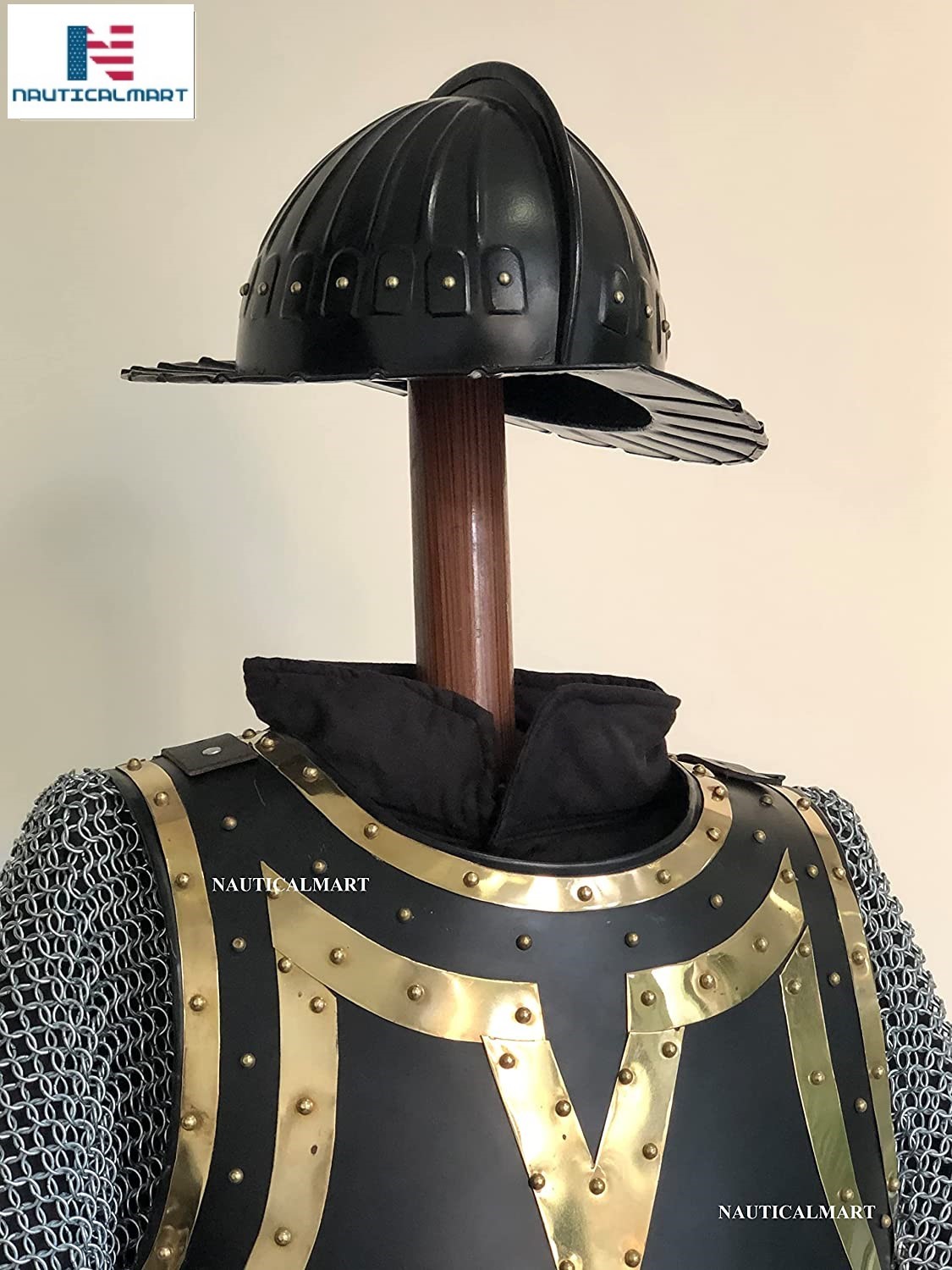 Pikeman’s Armor Set 18 Gauge Steel Blackened Breastplate/Backplate ...