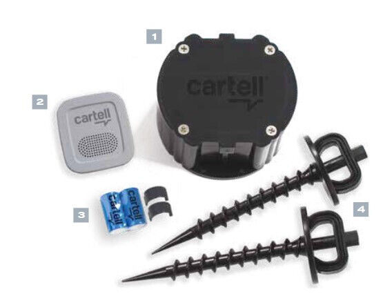 Cartell CW-CON Wireless Stand Alone Driveway Exit System Vehicle Sensor ...