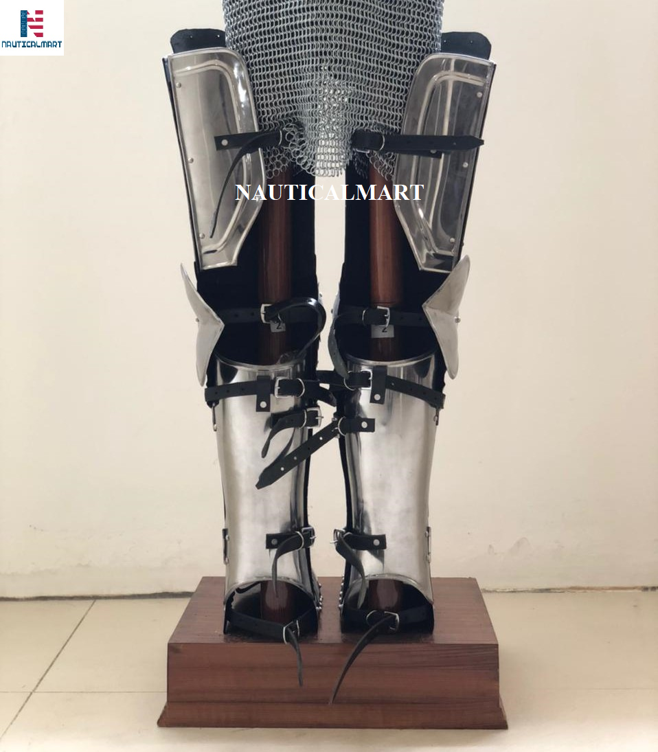 LARP Complete Leg Armor Re-Enactment SCA Armoury Leg Guard Gothic Legs ...