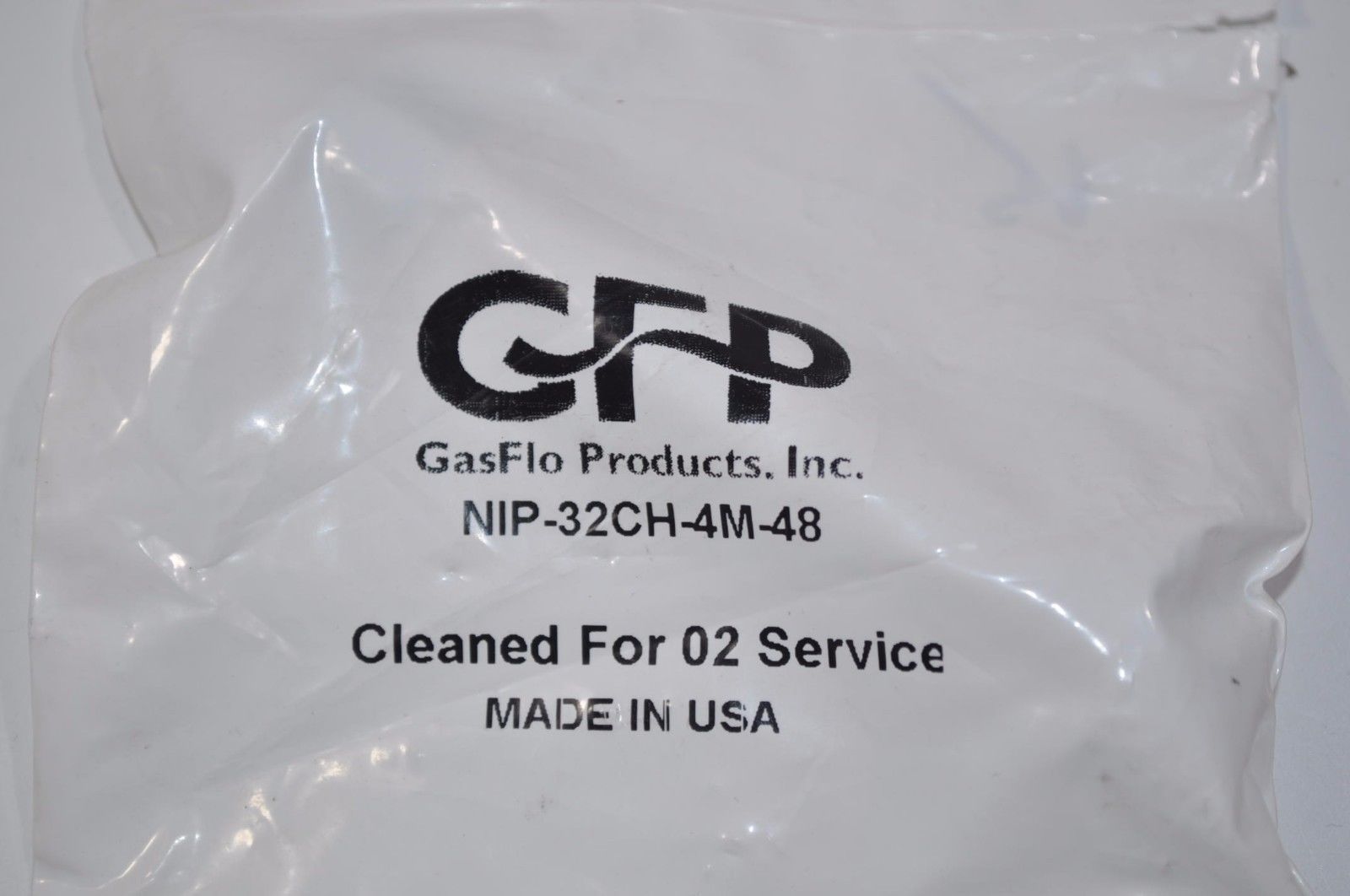 GasFlo GFP Stainless Steel Nipple - Cleaned for O2 Service Part# NIP-32CH-4M-48 - Other Business ...