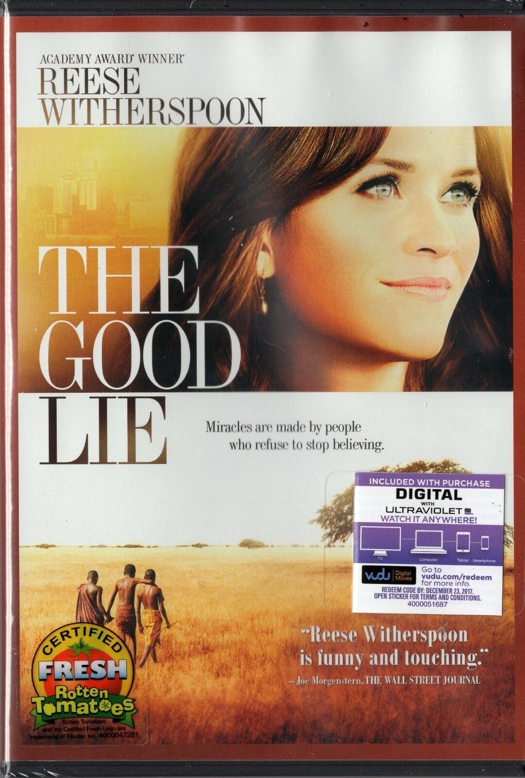 The Good Lie ( DVD, 2014), Reese Witherspoon orphans of Sudan war Lost ...