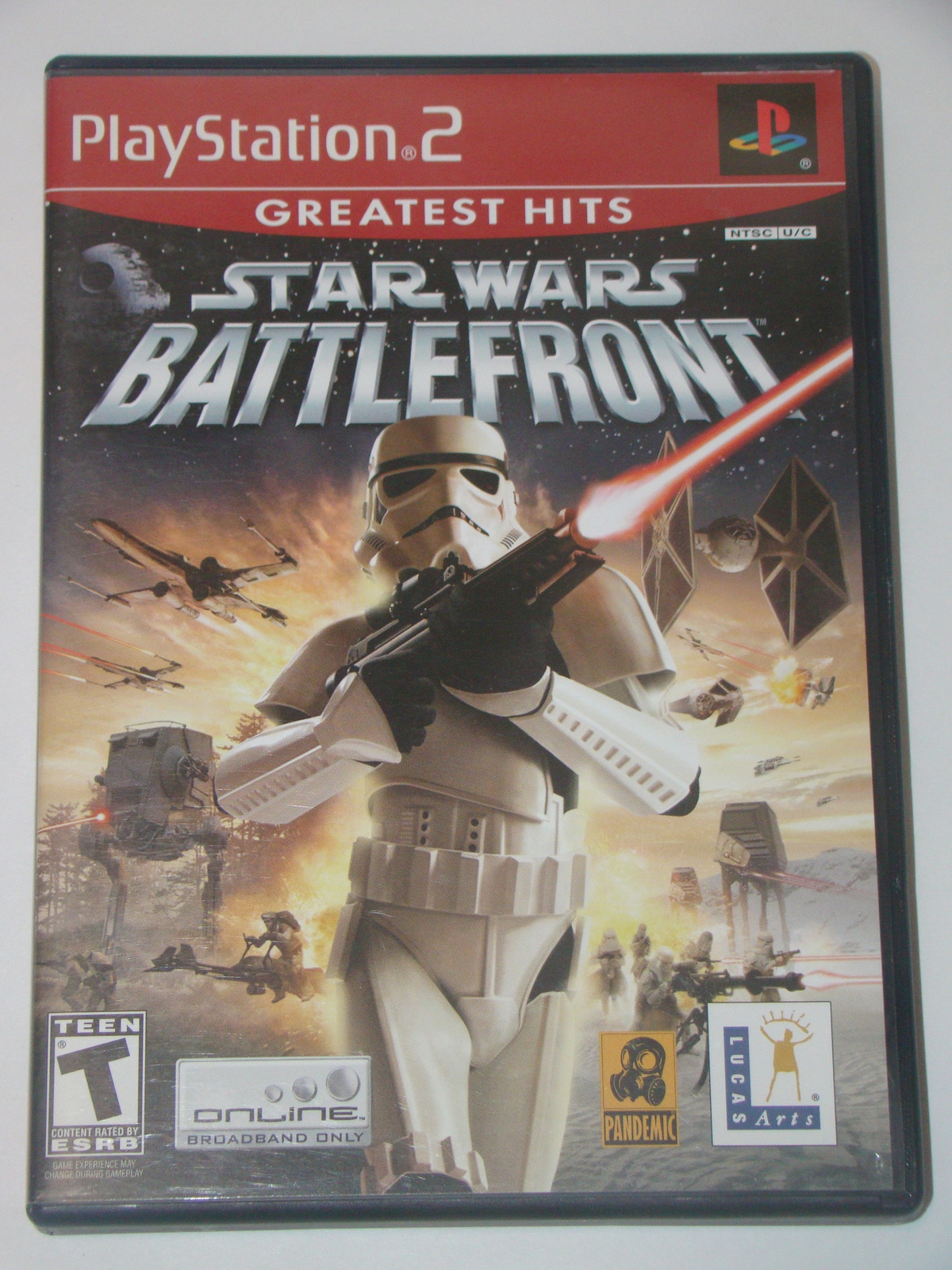 Playstation 2 - STAR WARS BATTLEFRONT (Complete with Manual) - Video Games