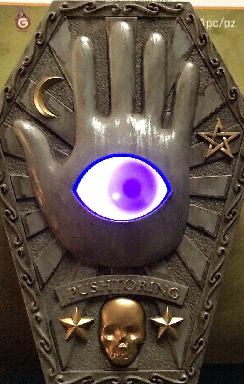 Gemmy Halloween Animated All Seeing Eyeball Doorbell Led Light Up ...