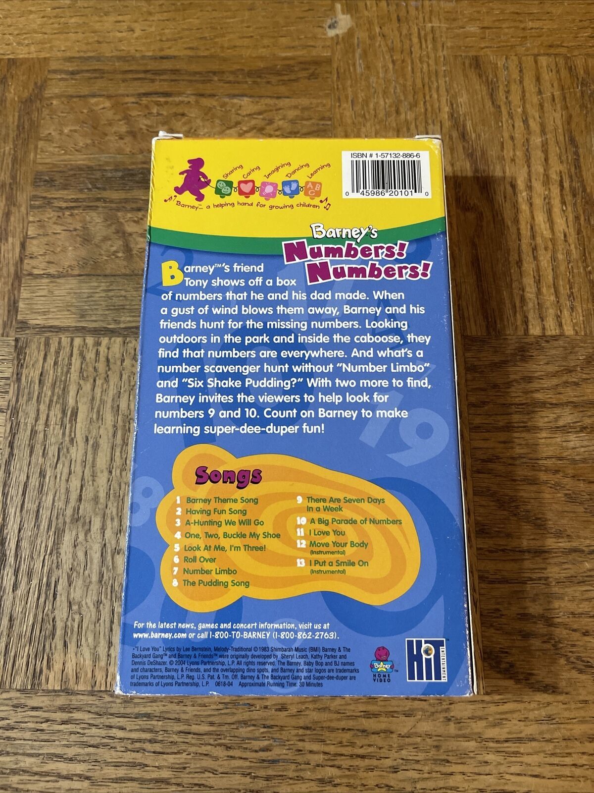 Barney Numbers Numbers VHS and 50 similar items
