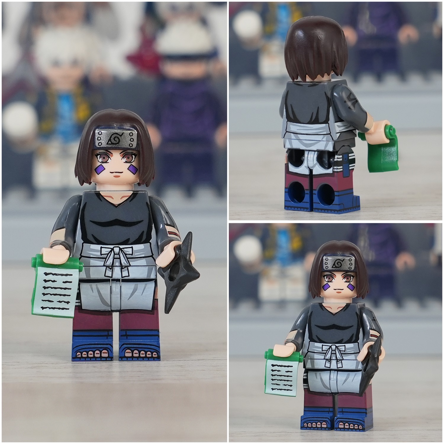 8pcs Naruto Series Mu Gengetsu Raikage Kaguya Kabuto Anko Minifigures ...