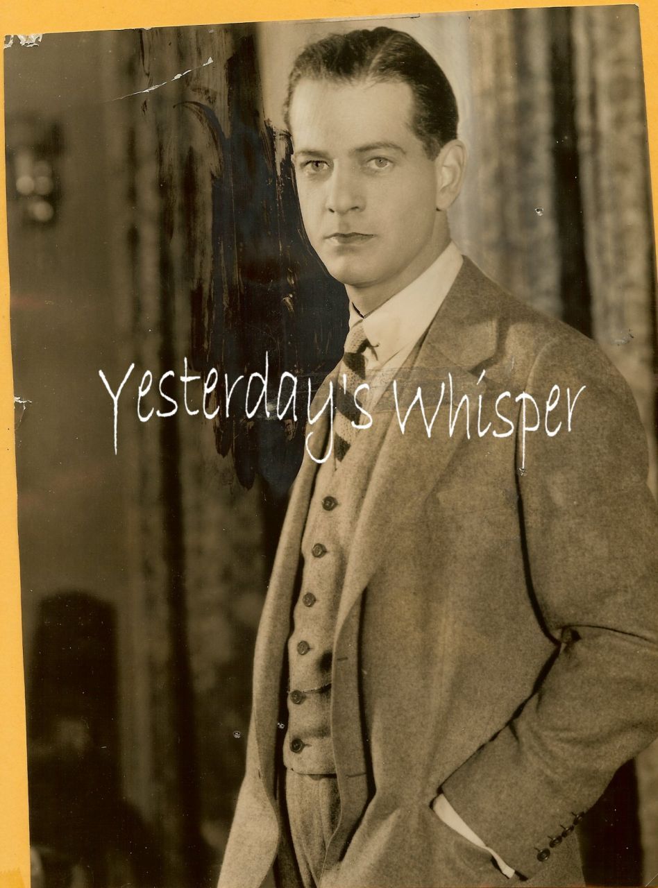 1920s White Studio Photo Alan Dinehart Cohan production K278 - Photographs