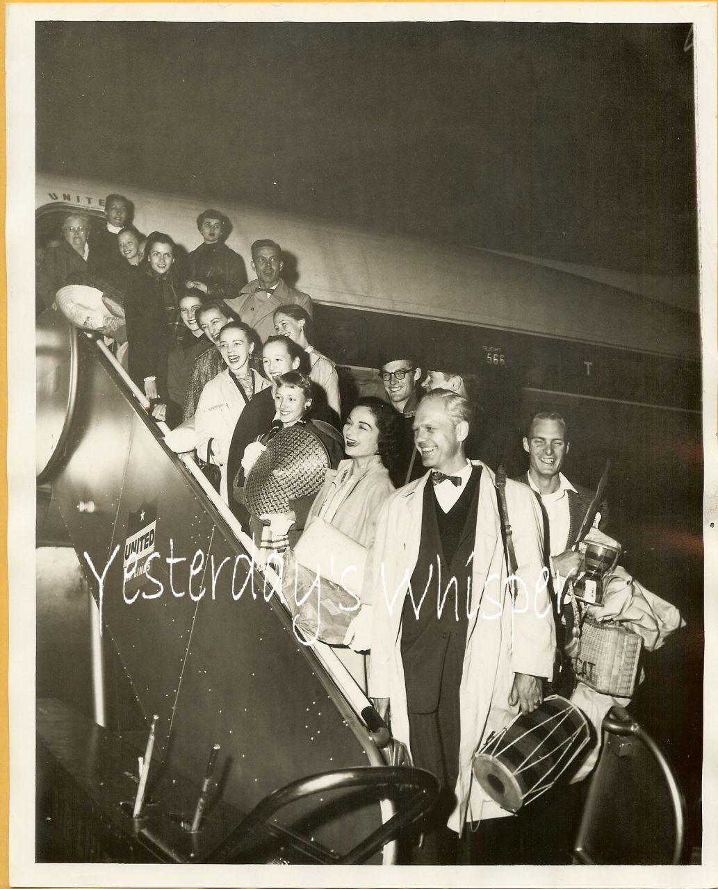 1950s PHOTO SF Ballet Lew Christensen Candid United Air - Photographic ...
