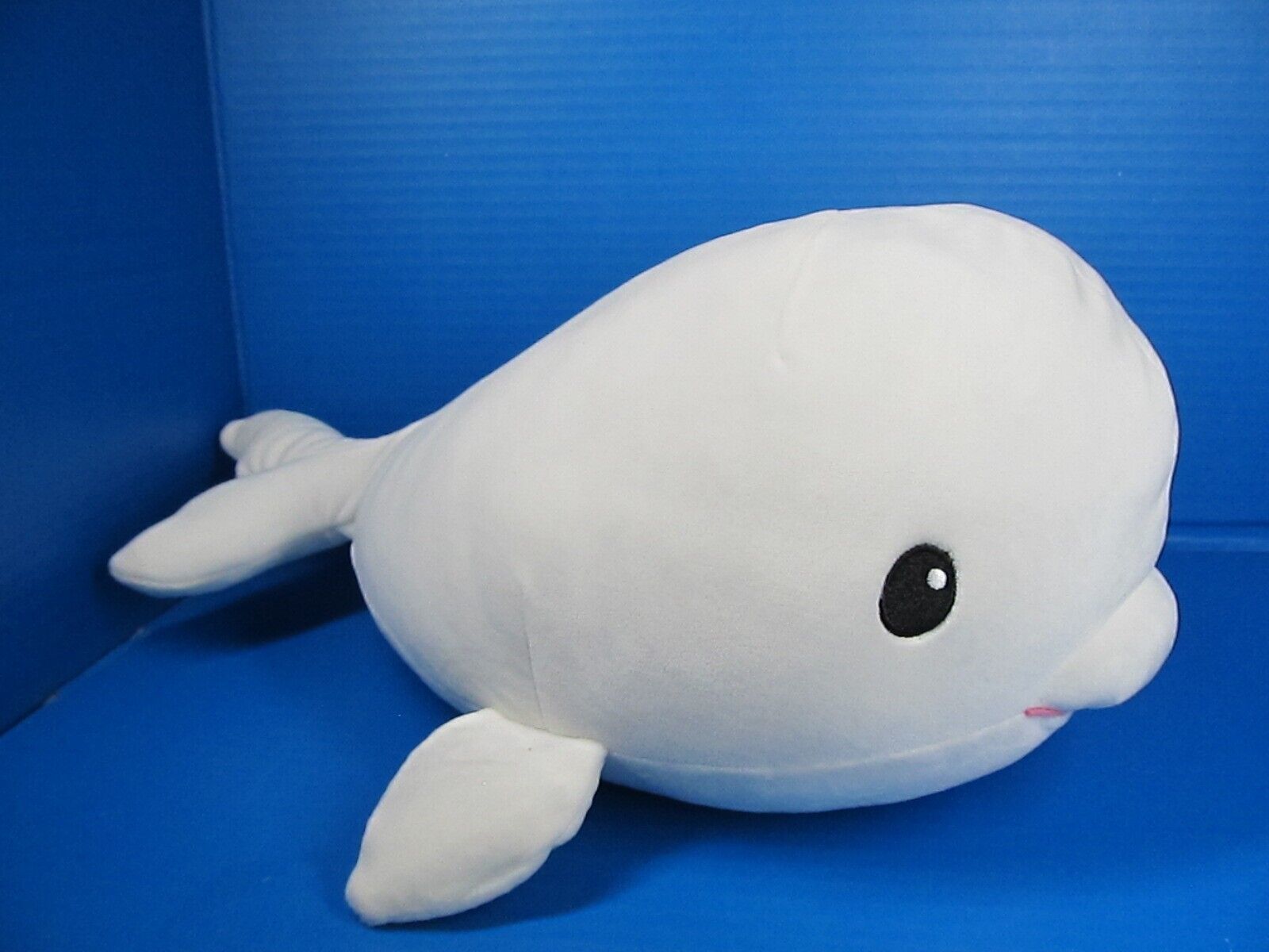 Fiesta HUGGY HUGGABLES 17.5IN White Beluga Whale Stuffed Plush Toy - Other
