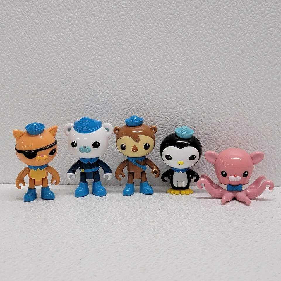 Fisher Price Octonauts Figures Captain Barnacles Kwazii Peso ...
