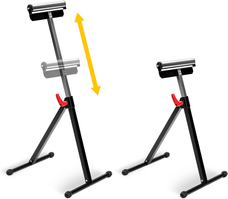 Houseables Roller Stand, Table Saw Outfeed Table, Outfeed Roller Stands ...