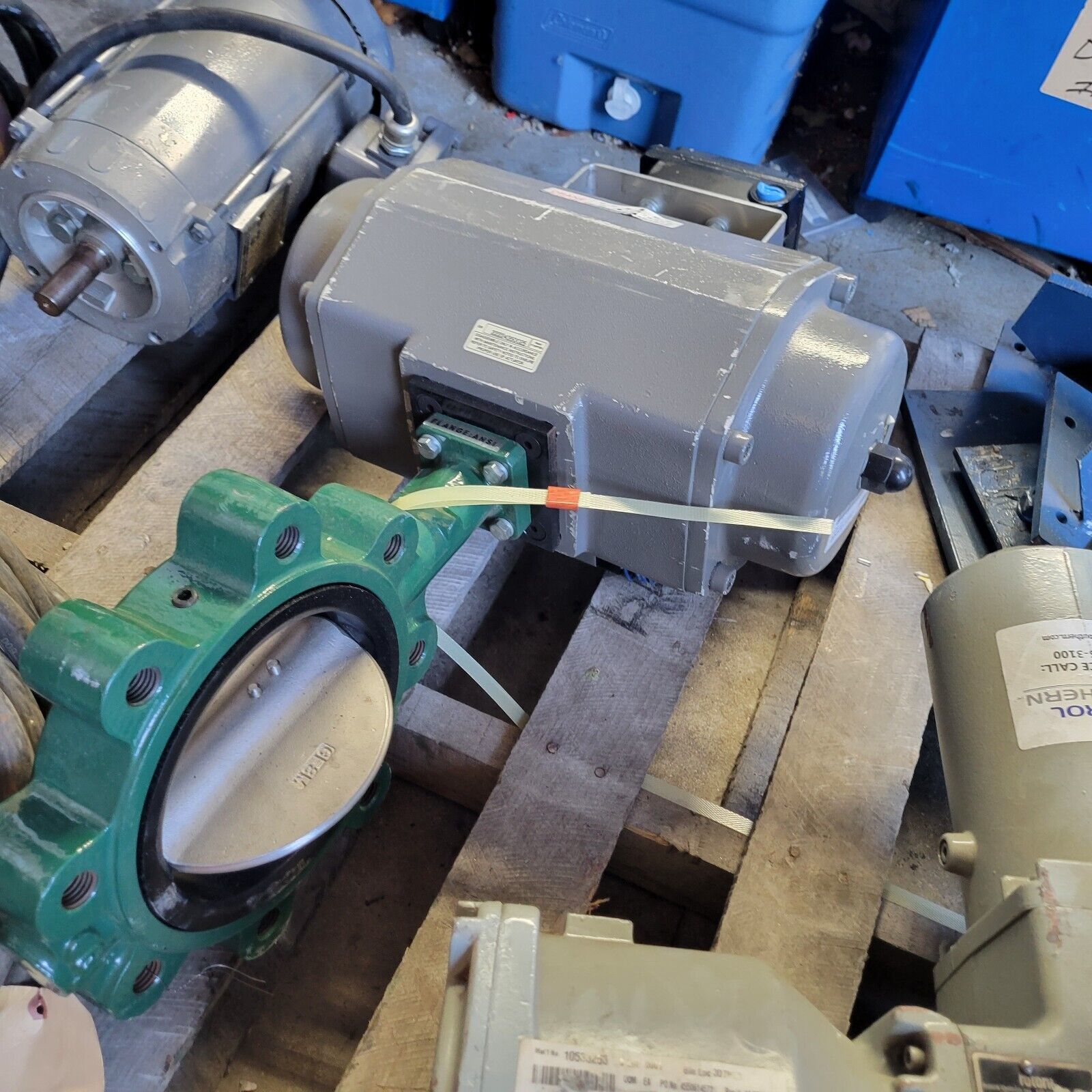 CRANE CENTERLINE ACTUATOR 06C104435X ELO-MATIC ESA 6" BUTTERFLY VALVE ...