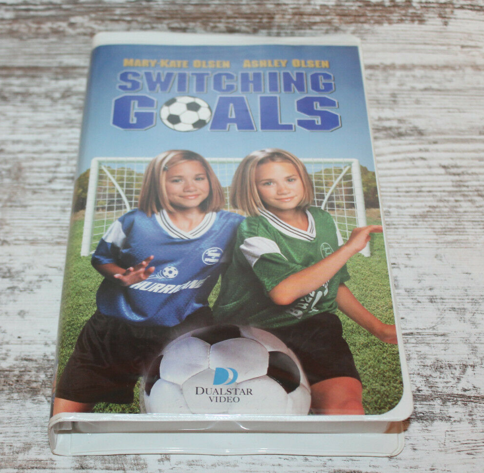 Switching Goals VHS Mary Kate Ashley Olsen Twins Movie Soccer Dualstar ...