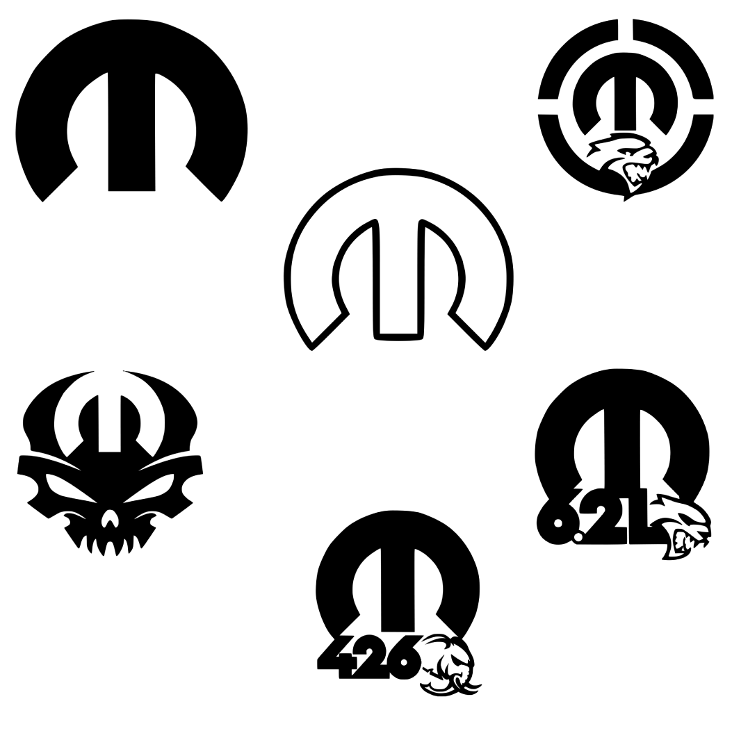 Mopar Logo Vinyl Decal Sticker Dutch Automobile Manufacturer Chrysler Vehicle - Decals & Vinyls