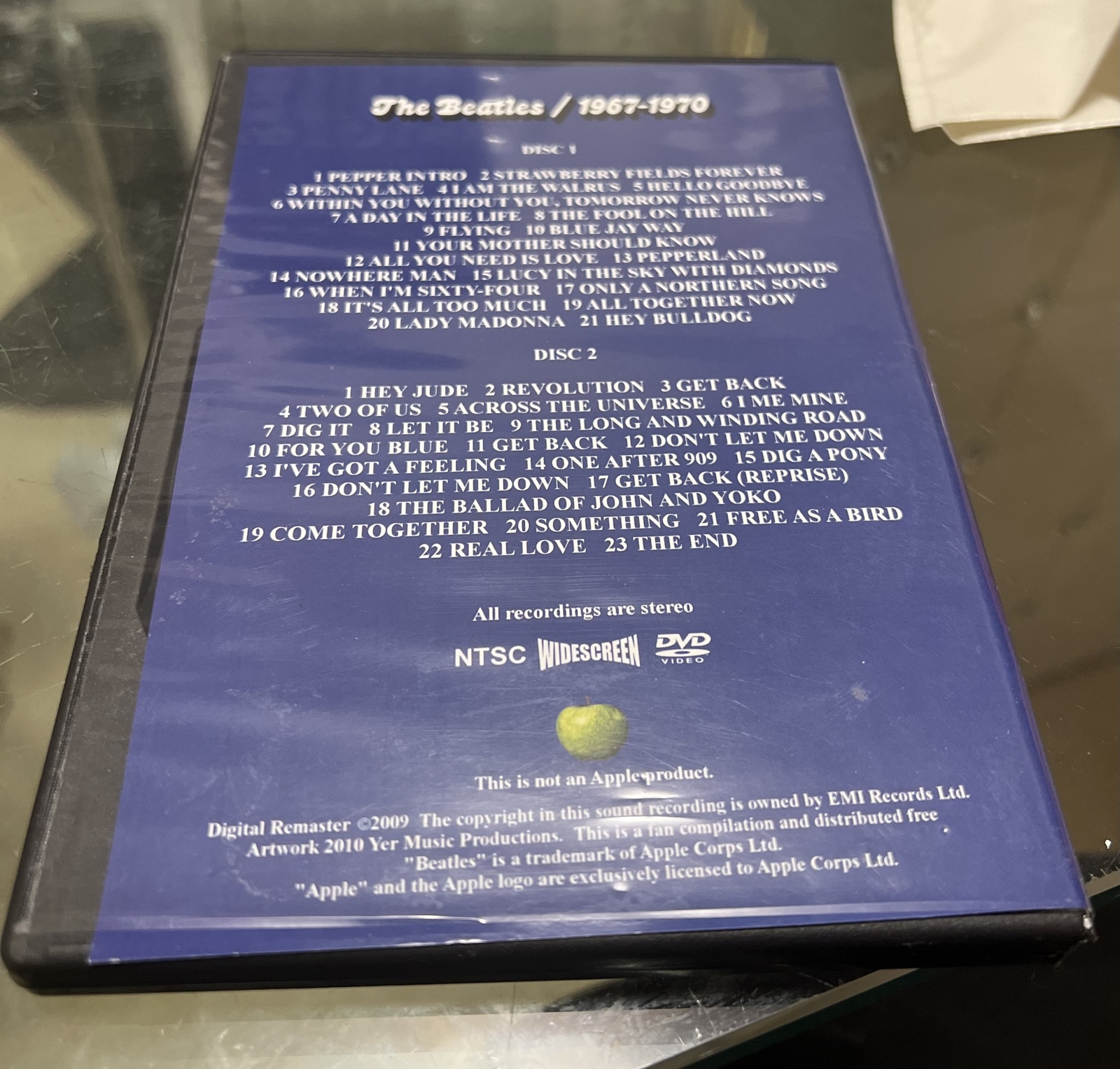 The Beatles Greatest Videos 1967-70) 2 DVD Set) Proshot with Menu ...