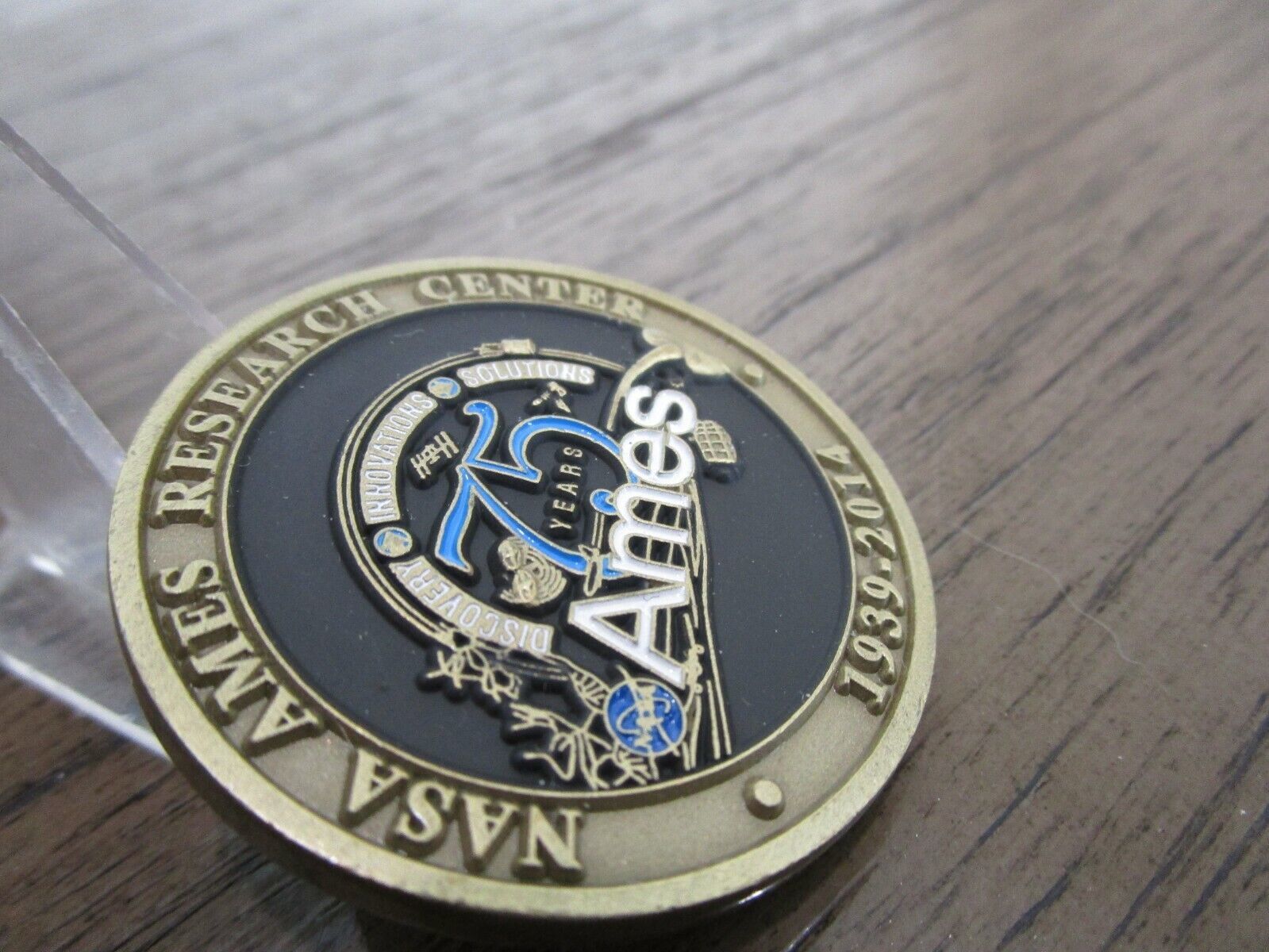 NASA Ames Research Center NASA ARC 75 Years Anniversary Challenge Coin ...