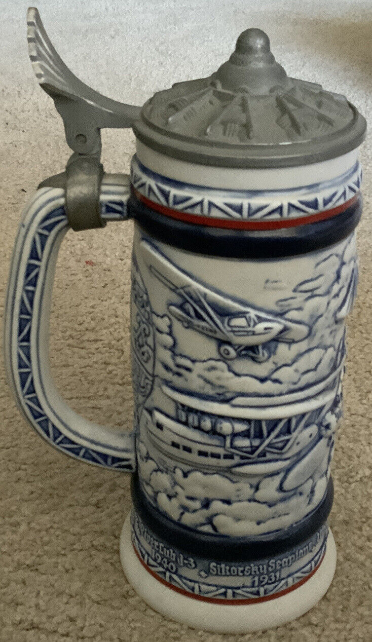 Avon Beer Stein 1783-1940 Flight Airplanes (Ceramarte, 1981) #33104 ...