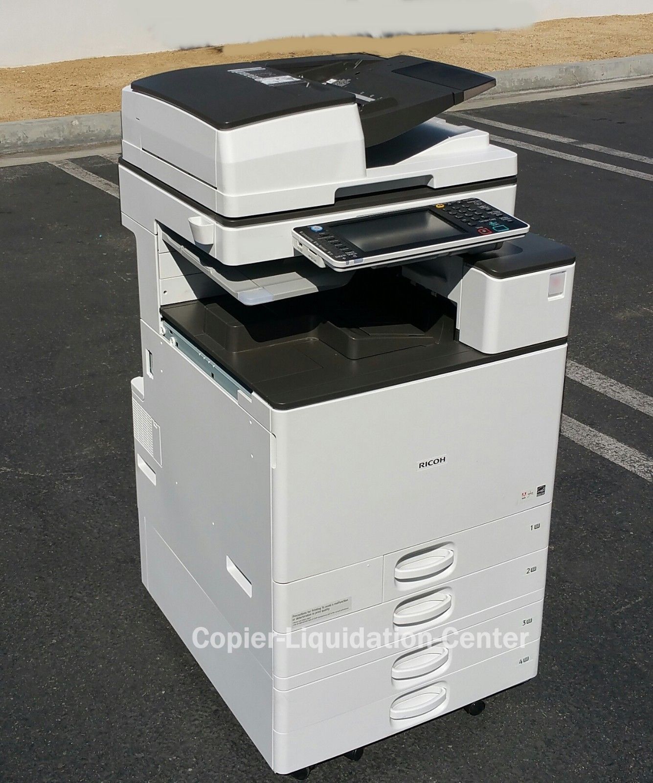 Color Copier Ricoh MP C5503 MPC5503 i Finisher All In One 55 ppm ni ...
