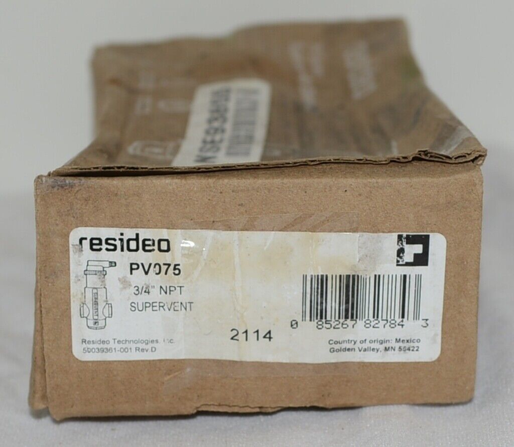 Resideo PV075 3/4 Inch NPT Supervent Bronze and 50 similar items